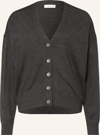 Darling Harbour Darling Harbour Strickjacke Aus Merinowolle braun