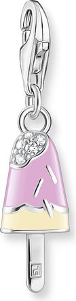 Thomas Sabo Charm-Anhänger Eis mit weißen Steinen recycletes 925 Sterlingsilber 1999-041-7