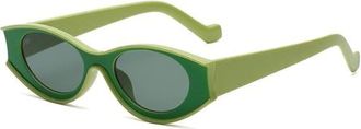 Generic Lunettes De Soleil Vacances &Agrave; Petite Monture For Hommes, Conduite En Plein Air For Femmes, Sport(Green)