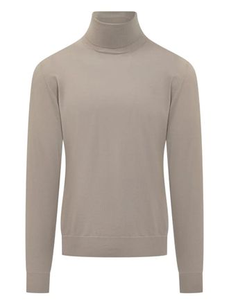 FILIPPO DE LAURENTIIS pull &agrave; col roul&eacute; - Tons neutres