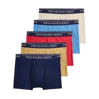 Ralph Lauren Homme, Sous-v&ecirc;tements, Multicolore, Taille: S Classic Stretch-Cotton Trunk Lot de 3