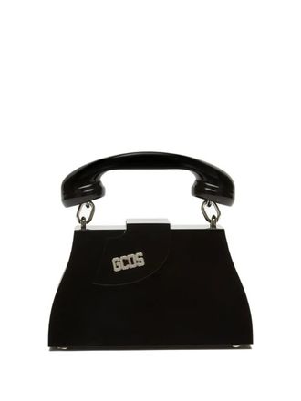 GCDS Call-Me Comma Mini-Tasche - Schwarz