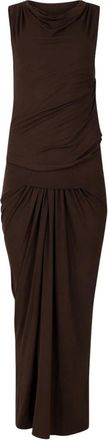 Entire studios Entire Studios, Femme, Robes, Brun, Taille: 36 FR Longue Robe Drap&eacute;e