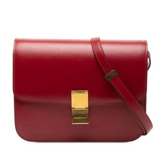 Celine Sac bandouli&egrave;re vintage Pre-owned - Femme - Pre-owned - Rouge - Taille: ONE Size