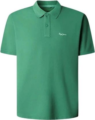 Pepe Jeans London Homme, Tops, Vert, Taille: XL Polo Oscar