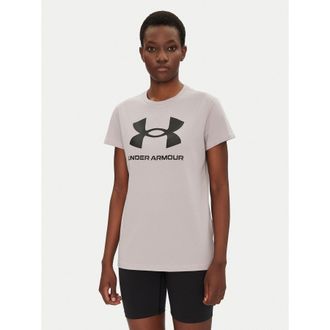 Under Armour T-Shirt Rival Logo SS 1356305 Grau Regular Fit