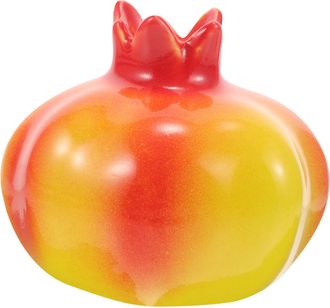 Cabilock Keramik Granatapfel Vase Hydroponisch Glasiert Schmal Modern Blumen Dekoration für Zuhause Tisch Wohnzimmer