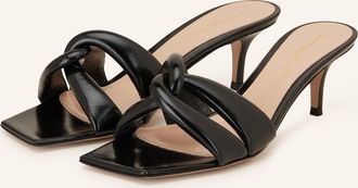 Gianvito Rossi Lack-Mules Nuit schwarz