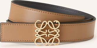 Loewe Lederg&uuml;rtel Zum Wenden braun