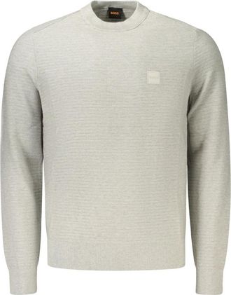 HUGO BOSS Anion_S Pullover - - Knitwear - Herren - Grau - S