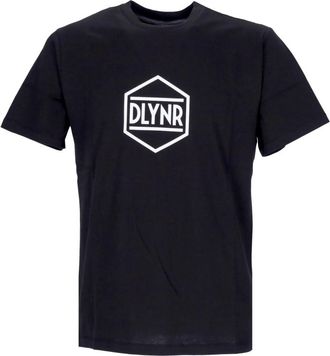 Dolly Noire Logo Tee Schwarz/Wei&szlig; Kurzarm - - Tops - Herren - Schwarzk - XL