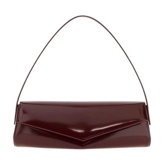 Jil Sander Kante Flap Shoulder - - Bags - Damen - Rot - ONE SIZE