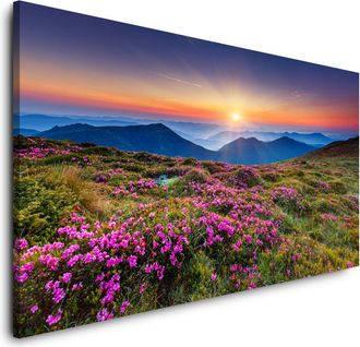 Paul Sinus Art magischer Ausblick 120x 60cm Panorama Leinwand Bild XXL Format Wandbilder Wohnzimmer Wohnung Deko Kunstdrucke