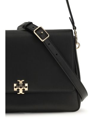 Tory Burch Womens Shoulder Bag Charlie Black Leather Calf