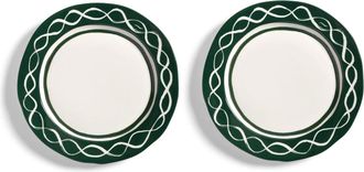 &Klevering Assiettes en porcelaine Festivo - Set de 2 &Klevering