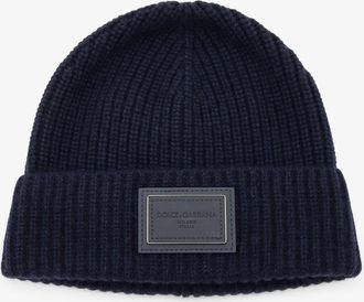 Dolce & Gabbana Ribbed cashmere hat - DOLCE & GABBANA - gender_Man