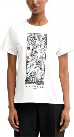 Max Mara Femme, Tops, Blanc, Taille: 40 FR Guglia T-Shirt