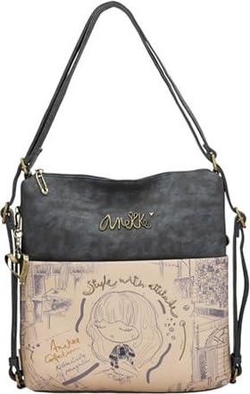 Anekke sac à épaule sac à dos Studio Bag Convertible Into Backpack Multicolor multicolore