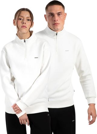 Smilodox Half Zip Sweatshirt Unisex Jago, Regular Fit Pullover Herren und Damen, weicher Sweatstoff, graviertes Metallabel auf der Brust, hoher Kragen, Langarm