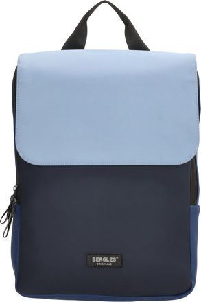 Beagles Originals Rucksack, Doppeltes Hauptfach, Rückentasche, 15,6 Zoll Laptopfach, Mehrere Innentaschen, Zweifarbiger Look