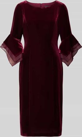 Adrianna Papell Abendkleid aus Samt mit Rundhalsausschnitt