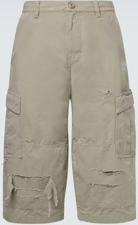 Balenciaga Cropped-Cargohose aus Baumwolle