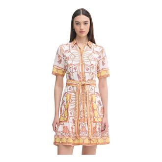 Hale Bob Femme, Robes, Multicolore, Taille: 40 FR Robe Aula en lin