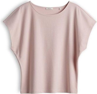 OPUS Kurzarmshirt Suschel aus Jersey mit lockerer Passform weich flie&szlig;ender Fall, glatter Griff, Casual