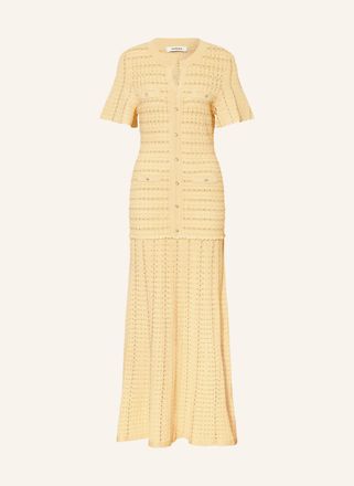Sandro Sandro Strickkleid Diane Mit Glitzergarn gold