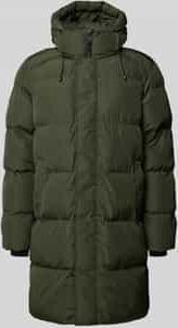 Superdry Steppmantel mit Kapuze und Zweiwege-Reißverschluss