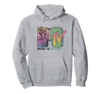 Giesswein Desert Cactus Split Retro Logo Pullover Hoodie