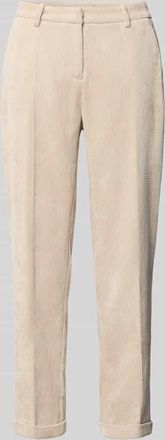 Cambio Regular Fit Cordhose mit fixiertem Beinumschlag Modell KRYSTAL