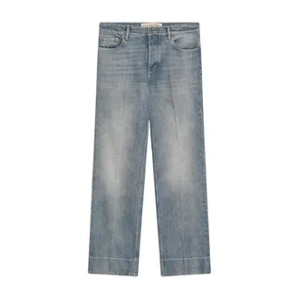 Valentino Vintage Wash Wide Leg Jeans - - Jeans - Herren - Blau - W32