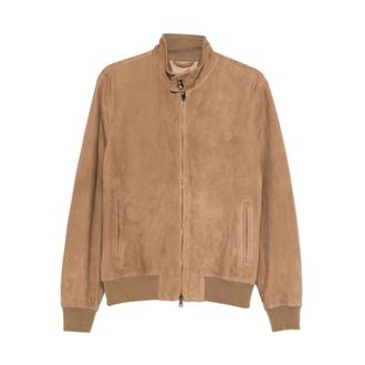 Boglioli Homme, Vestes, Brun, Taille: M Bomber en su&egrave;de