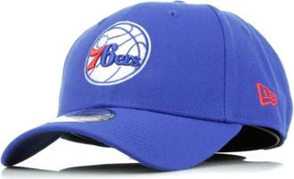 New Era Philadelphia 76ers Gebogener Schirm Cap - - Accessories - unisex - Blau - ONE SIZE