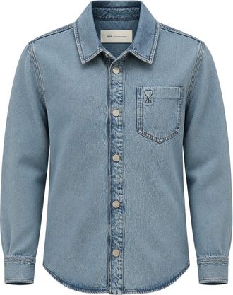 Ami Surchemise Ami de Coeur - Homme - Chemises - Bleu - Taille: M