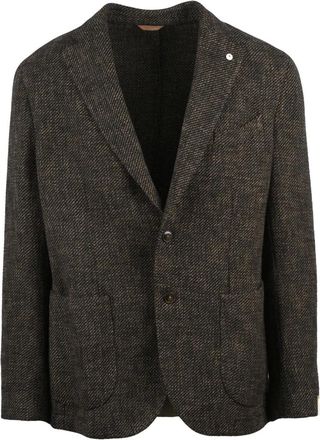 L.B.M. 1911 L.b.m. 1911, Homme, Vestes, Noir, Taille: 3XL Giacca Stondata