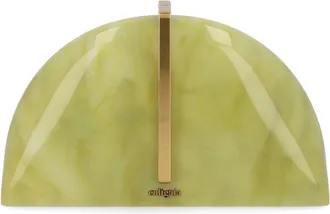 Cult Gaia Womens Clutch Laguna Green Acrylic Bags