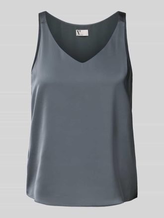Vera Mont Regular Fit Blusentop mit V-Ausschnitt