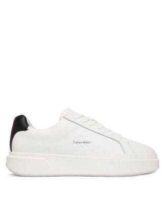 Calvin Klein Sneakers Chunky Cupsole Laceup Lth YM0YM01344 Wei&szlig;