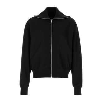 Jil Sander Homme, Pulls, Noir, Taille: L Wool V-Neck Cardigan