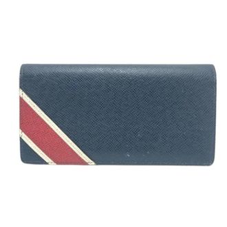 Louis Vuitton unisex, Pre-owned, Bleu, Taille: ONE Size Portefeuille long (bi-pli) Pre-owned