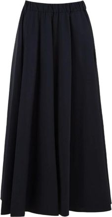 Aspesi Femme, Jupes, Bleu, Taille: 38 FR Jupe &agrave; taille &eacute;lastiqu&eacute;e