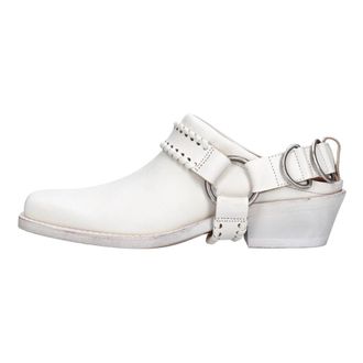 Buttero Leather Sabot - - Shoes - Damen - Wei&szlig; - 37 EU