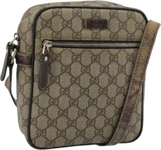 Gucci Sac bandouli&egrave;re vintage doccasion - Femme - Pre-owned - Beige - Taille: ONE Size
