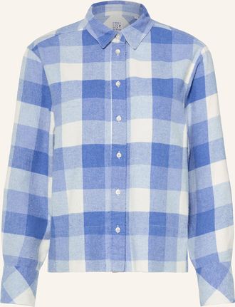 Emily van den Bergh Emily Van Den Bergh Hemdbluse Aus Flanell blau