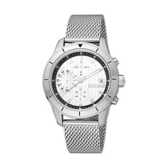 Just Cavalli Homme, Accessoires, Gris, Taille: ONE Size Montre Sportive Multifonction Homme Argent
