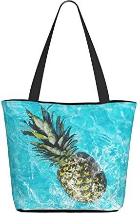 AOOEDM Fruit Pines Ladies Shopping Bag 13x11x7in.Le cadeau parfait pour la Saint-Valentin.Cest de la Saint-Valentin pour maman, fille, &eacute;pouse, etc