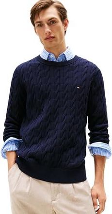 Tommy Hilfiger Pull Tommy Hilfiger Classic Cotton Cable Crew Hommes
