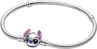 Pandora Disney Stitch 593738C01 Bracelet pour femme en argent, 593738C01-20, Argent sterling, Pas de gemme